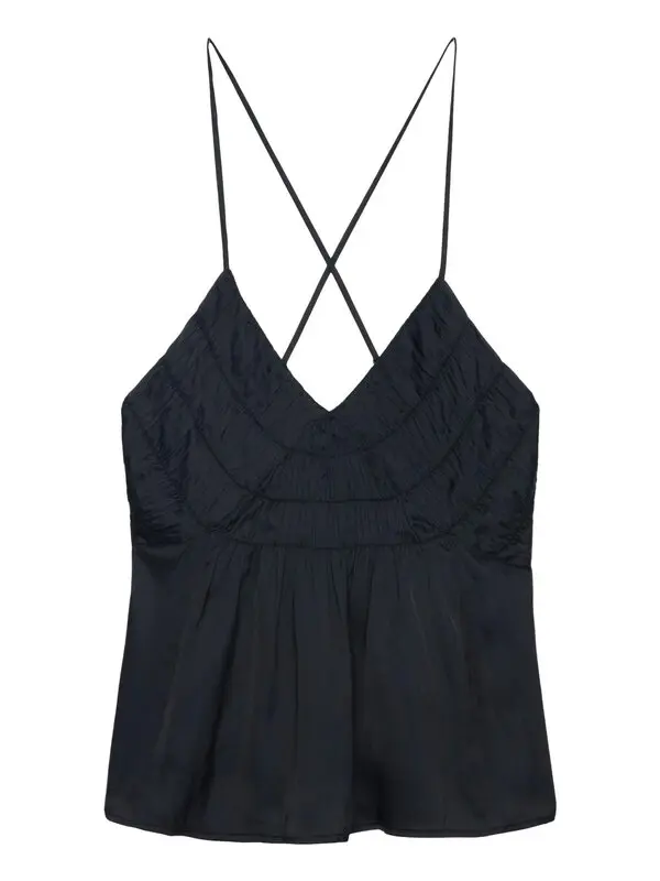 Zadig&Voltaire Cayonne Satin Camisole - Black
