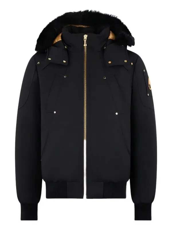 Moose Knuckles Gold Series Ballistic Bomber Jacket - Black/black
