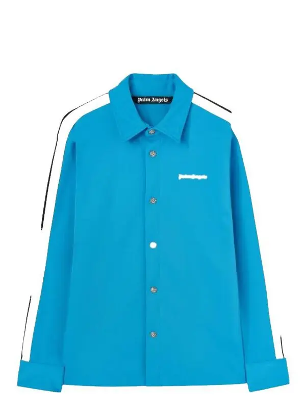 Palm Angels Classic Logo Track Shirt - Blue