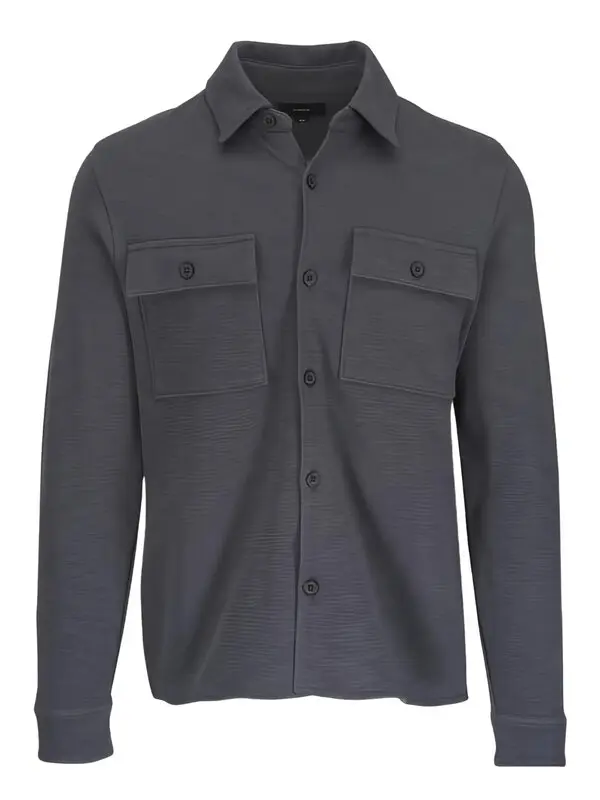 Vince Pocket Overshirt Jacket - Black