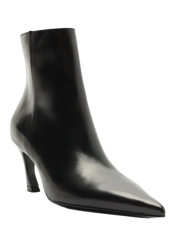 Schutz Lexi Leather Ankle Boots - Black