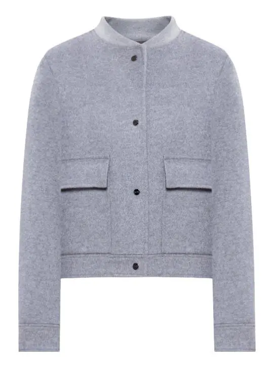 Herno Button-up Bomber Jacket - Grey