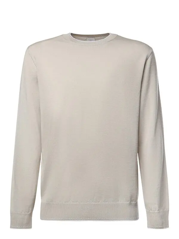 Eleventy Crew Neck Knitted Pullover - No
