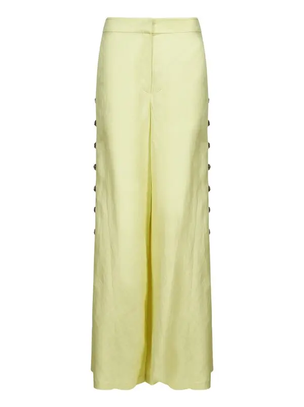 Simkhai Cayman Wide-leg Pants - Yellow