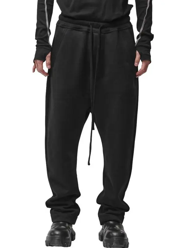 THOM KROM Wide-leg Track Pants - Black