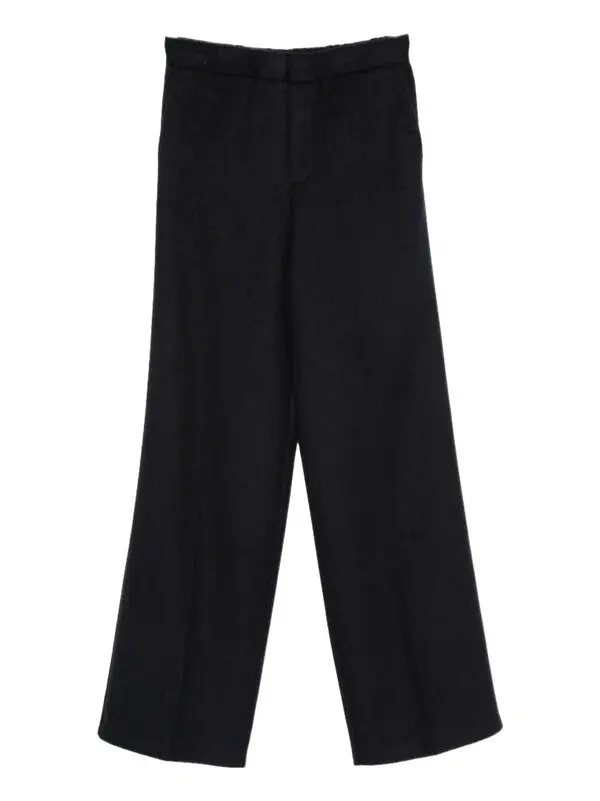 SEMICOUTURE Straight Leg Trousers - Black