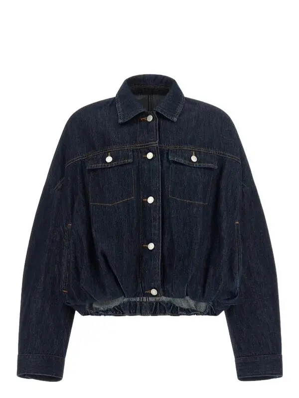 Dries Van Noten Long Sleeve Denim Jacket - Blue
