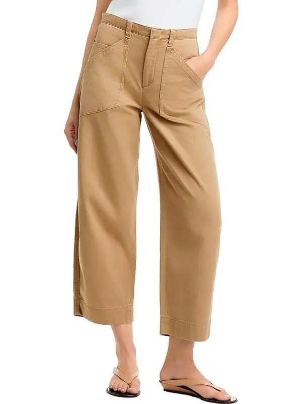 Vince Washed Cotton Utility Pants - Carmello