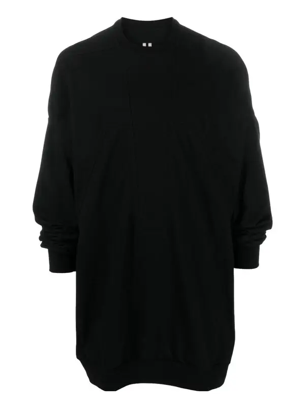 Rick Owens Splintered Peter Organic Cotton Jumper - Black