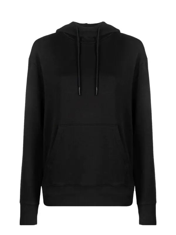 Vince Drawstring Pullover Hoodie - Black