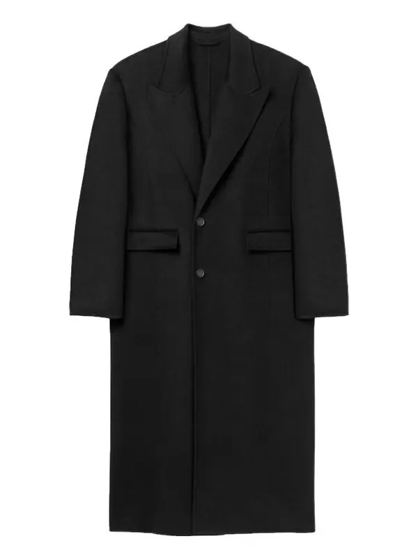 Séfr Tetsu Single-breasted Coat - Black