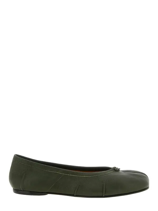 MAISON MARGIELA Tabi Ballet Flats - Green
