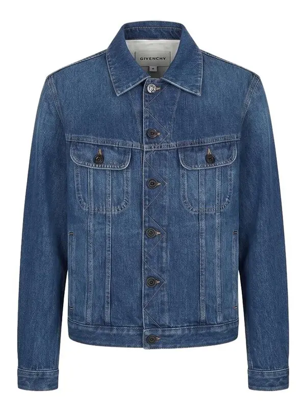 Givenchy Classic Denim Jacket - Medium Blue