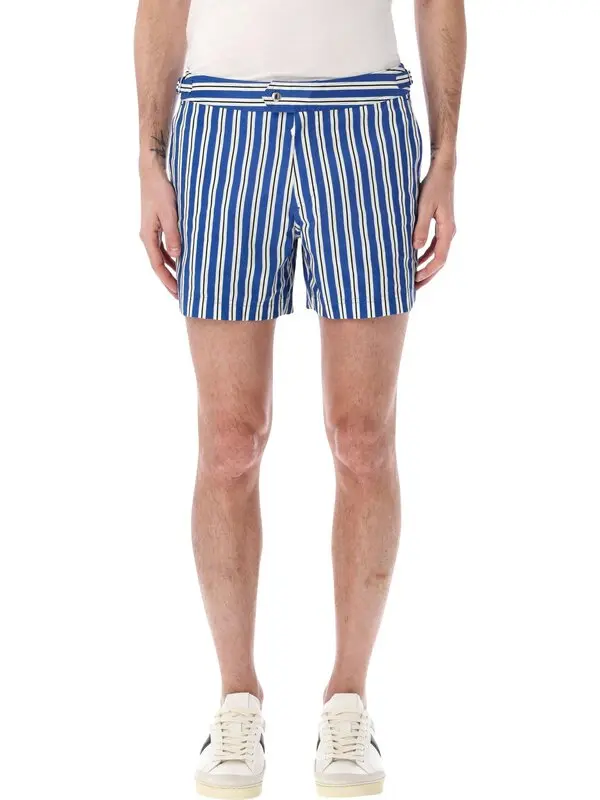 TOM FORD Striped Swim Shorts - Blue