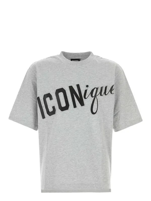 Dsquared2 Loose Fit Tee For Effortless Style - Grey