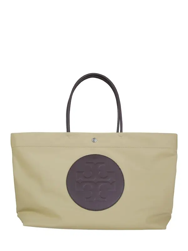 Tory Burch Logo Tote Bag - Wheat