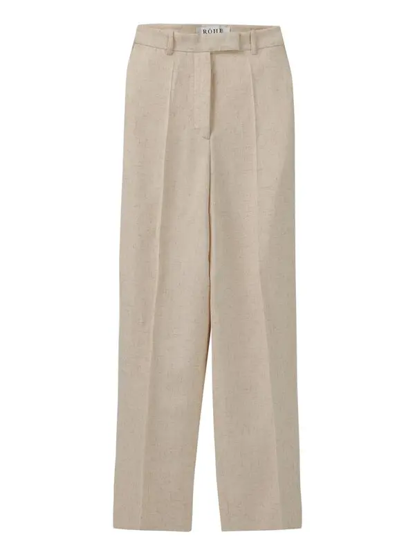 RÓHE Tailored Mini Trousers - Beige