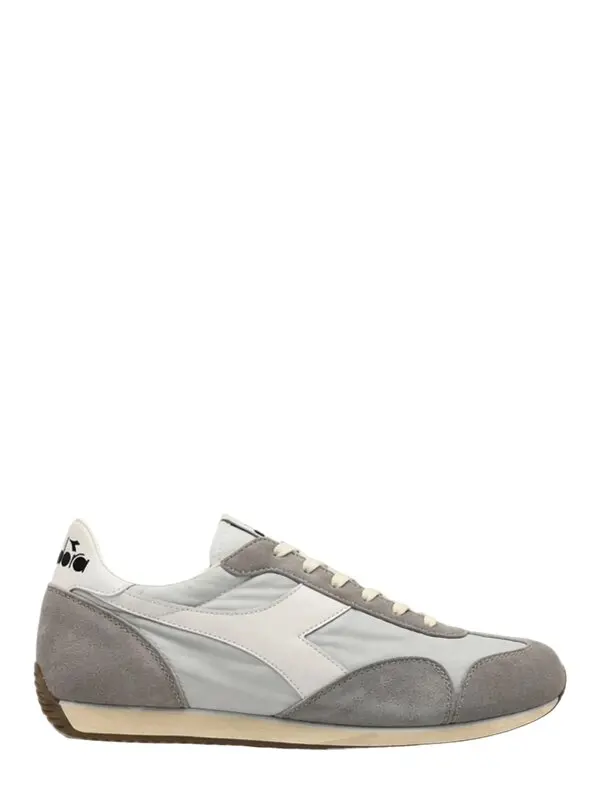 DIADORA Fabric Sneakers With Suede Detailing - Grigio