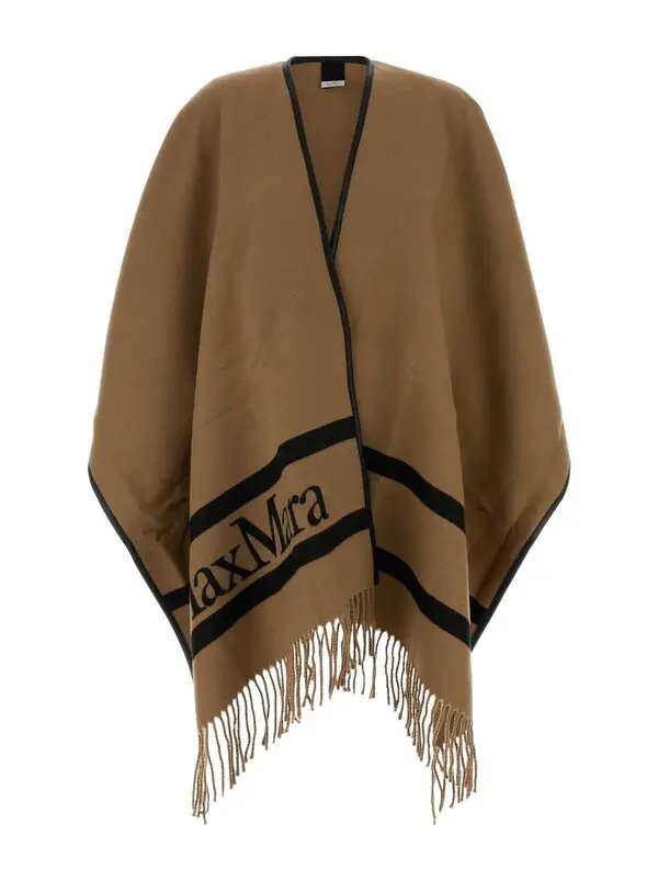 Max Mara Elegant Wool Slip-on Shoes - Camel