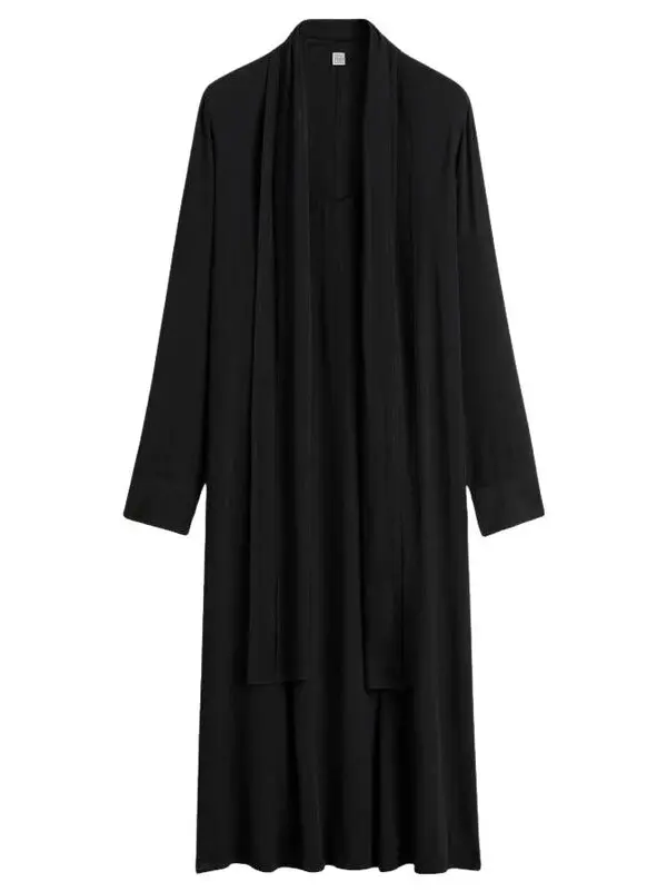 TOTEME Round Neckline Dress - Black