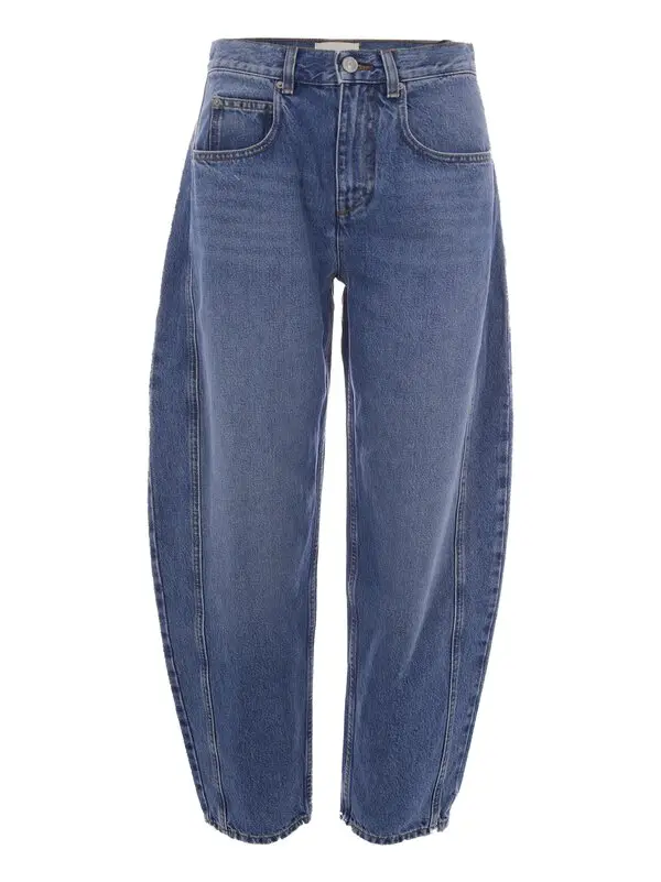 Isabel Marant Étoile High-rise Tapered Jeans - Light Blue