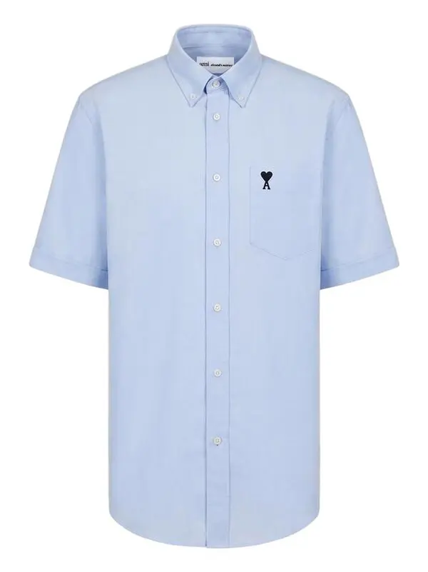 AMI Paris Mini Boxand Shirt - Sky Blue