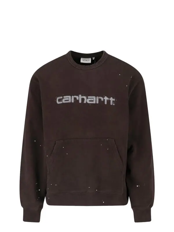 Carhartt Work In Progress Graphic Crewneck Sweatshirt - Brown