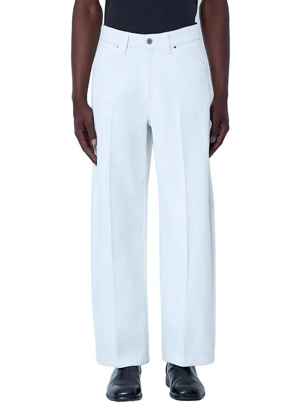 LEMAIRE Wide-leg Denim Trousers - White