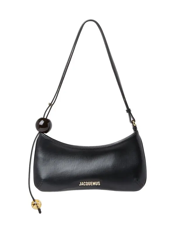 Jacquemus Le Bisou Perle Shoulder Bag - Black