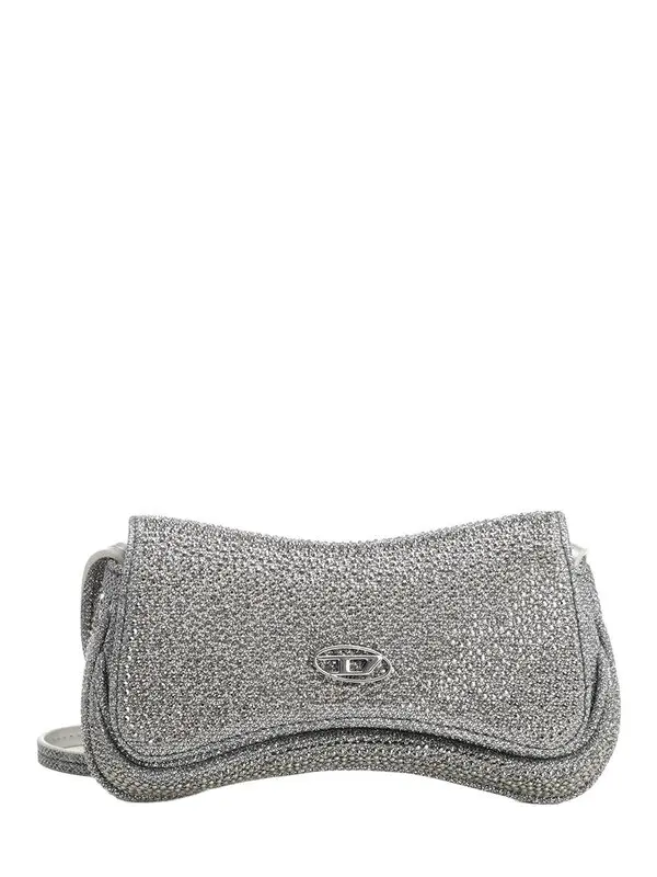 DIESEL® Mini Crossbody Play Bag With Rhinestones - Blue