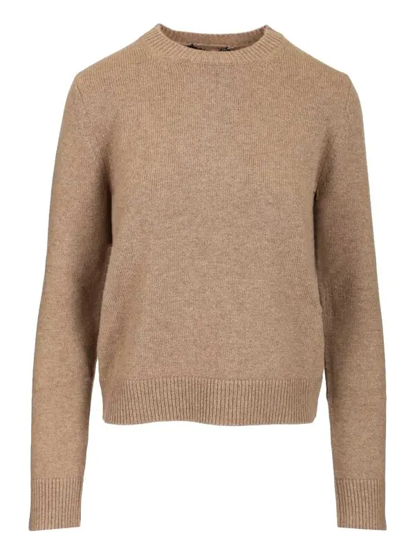Max Mara Wool And Cashmere Fresia Crew Neck Sweater - Cream
