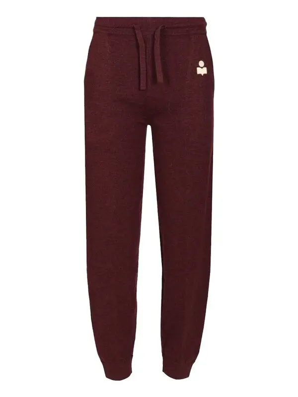 Isabel Marant Étoile Relaxed Fit Track Pants With Embroidered Logo - Multicolor