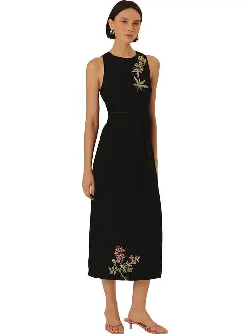 EXQUISE Julieta Midi Dress - Black