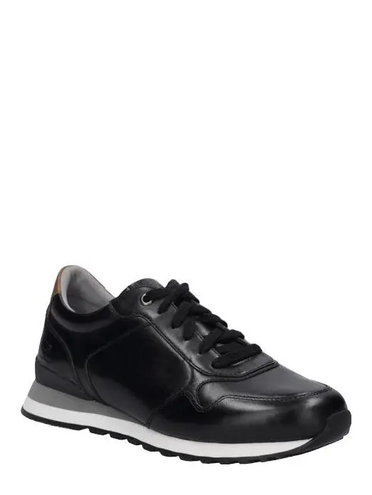 Josef Seibel Axel 02 Leather Lace Up Sneakers - Black