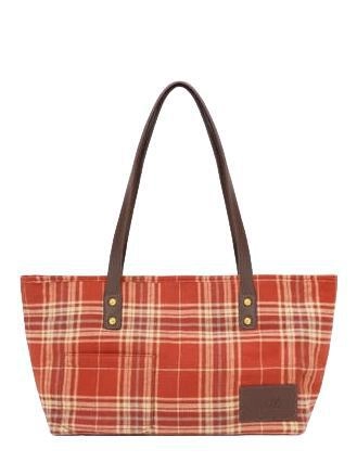 ODDLI Mini Plaid Top Handle Bag - Amelia
