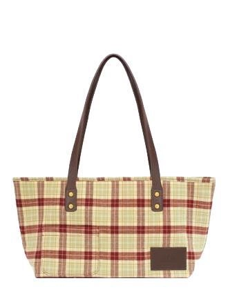 ODDLI Mini Plaid Top Handle Bag - Willa