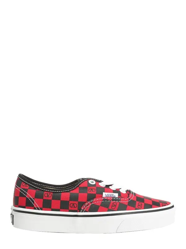 Valentino Garavani X Vans Low-top Sneakers With Vlogo Checkerboard Print - Red