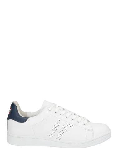INES DE LA FRESSANGE PARIS Low Top Leather Sneakers With Lace-up Fastening - White