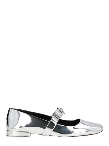 Versace Ballet Flats Calfskin - Silver