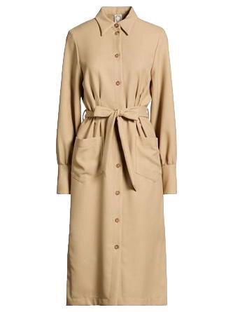 INES DE LA FRESSANGE PARIS Iness De La Fressange Paris Khaki Polyester Midi Dress - Beige