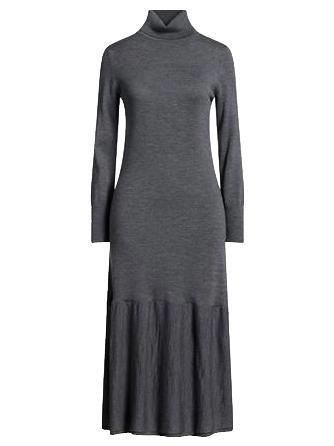 DRUMOHR Merino Wool Midi Dress - Grey