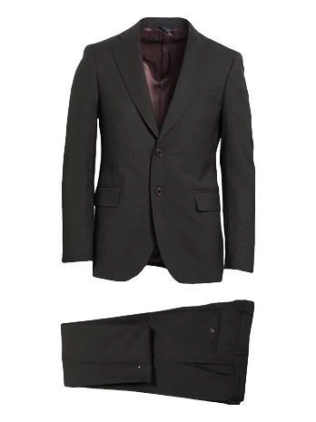 TOMBOLINI Suit Size Polyester, Wool, Elastane - Grey