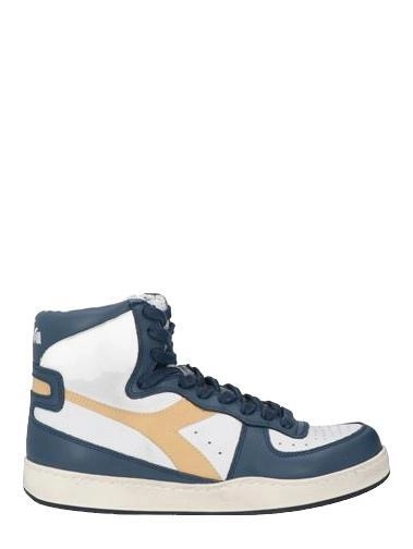 DIADORA High-top Sneakers In Leather - Blue