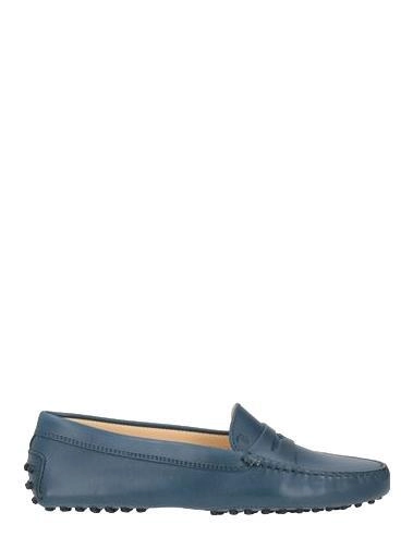 TOD'S Leather Driving Loafers - Blue