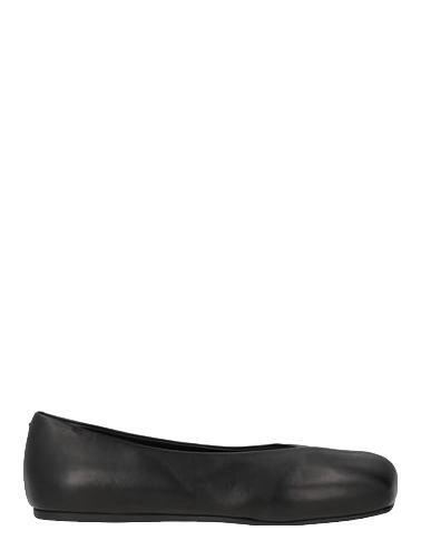 VIC MATIE Leather Ballet Flats - Black