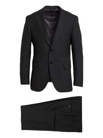 TOMBOLINI Suit Size Wool, Polyester, Elastane - Grey