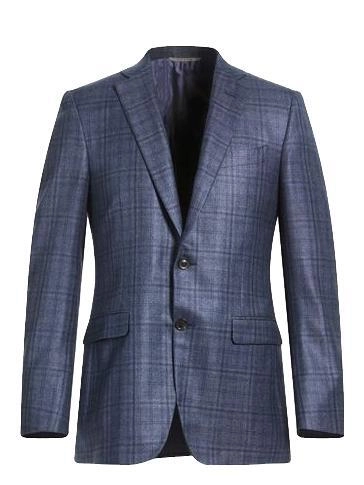 Canali Blazer Size Silk, Cashmere - Blue