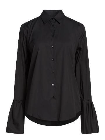SARA ROKA Cotton And Polyamide Blend Shirt With Stretch - Black