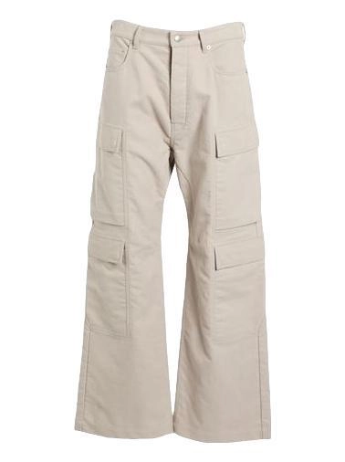 Rick Owens Cotton Cargo Pants - Taupe