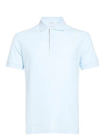 Burberry Polo Shirt Sky Size Cotton, Elastane - Blue